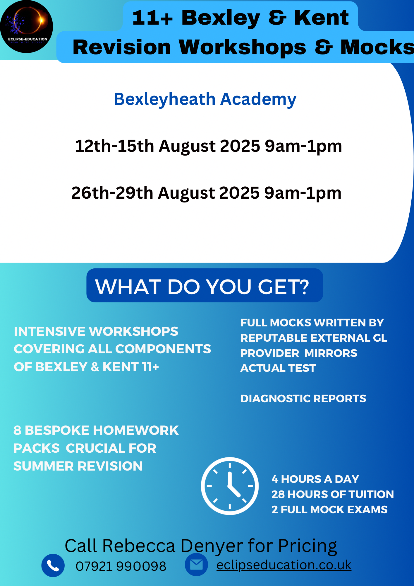 Bexley & Kent 11 + Tuition – ECLIPSE EDUCATION